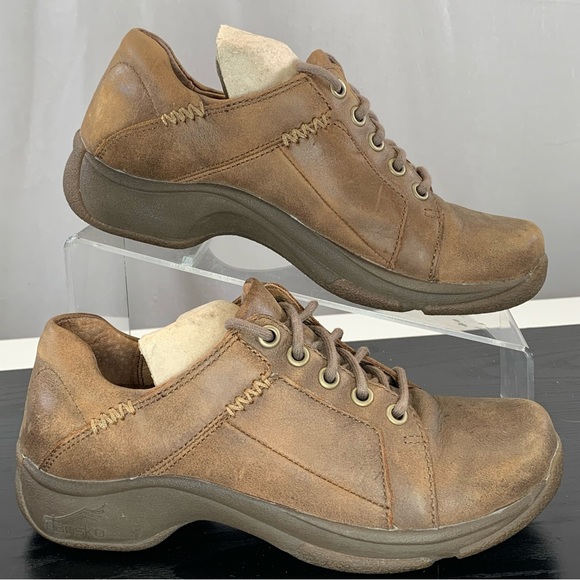 Dansko | Shoes | Dansko Brown Leather Walking Shoes Eu 36 Us 5 2 | Poshmark
